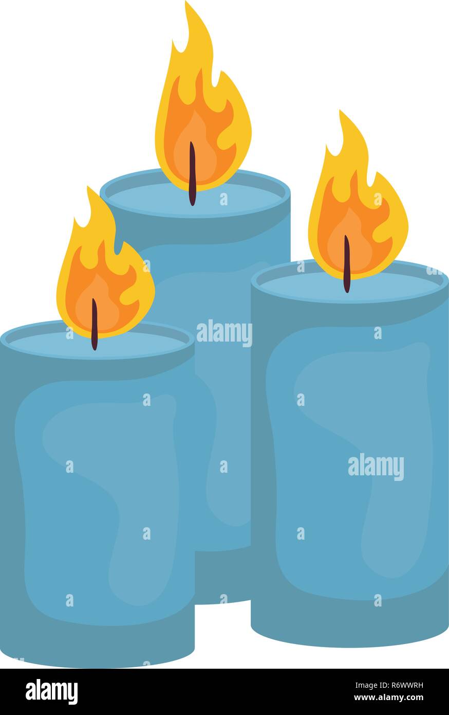 candles church isolated icons vector illustration design Stock Vector ...