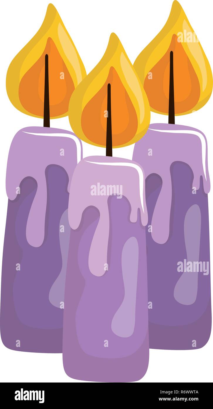 candles church isolated icons vector illustration design Stock Vector ...