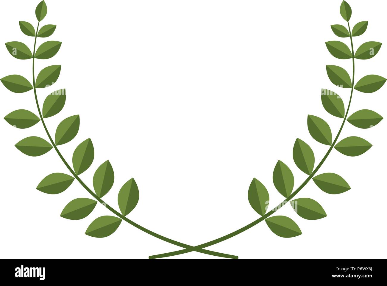 Leafy wreath Stock Vector Images - Alamy