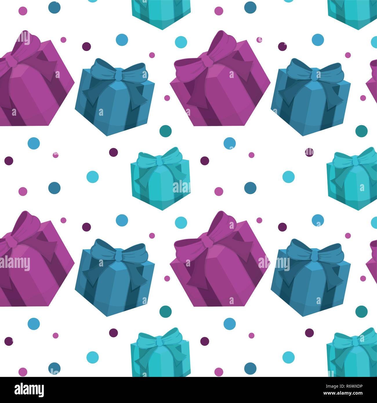 gifts boxes presents pattern background vector illustration desing ...
