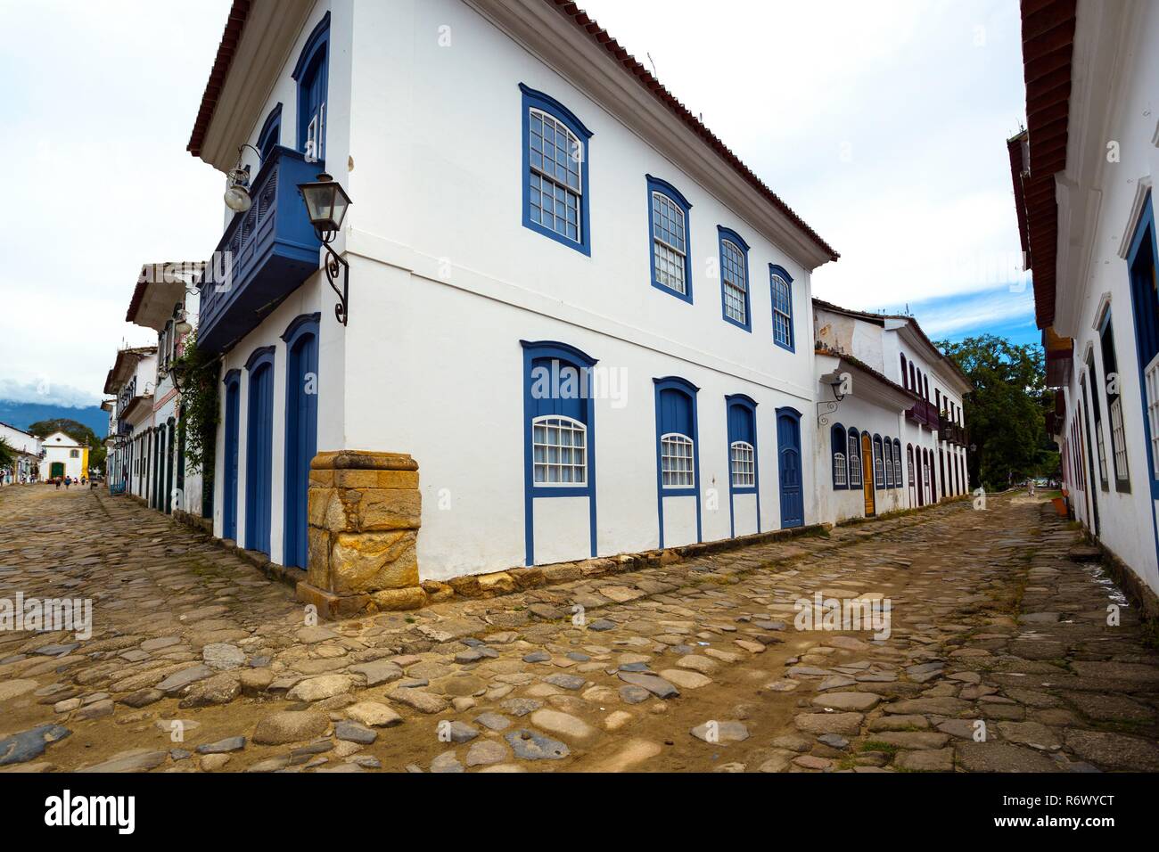 streets of the famous historical town Paraty, Brazil Stock Photo - Alamy