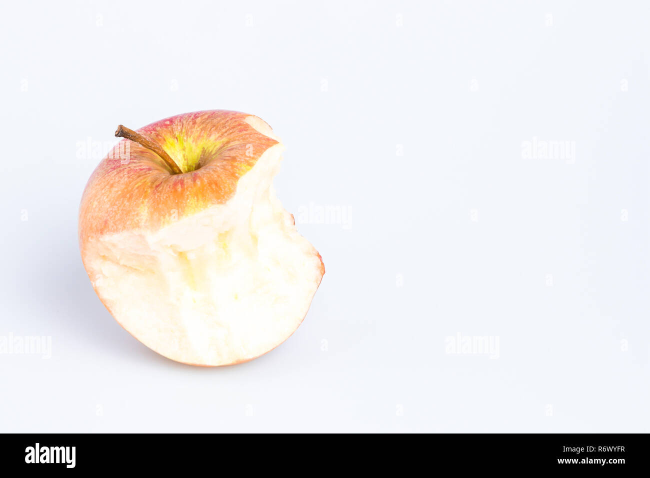 Red Delicious Apple on White Background Stock Photo - Alamy