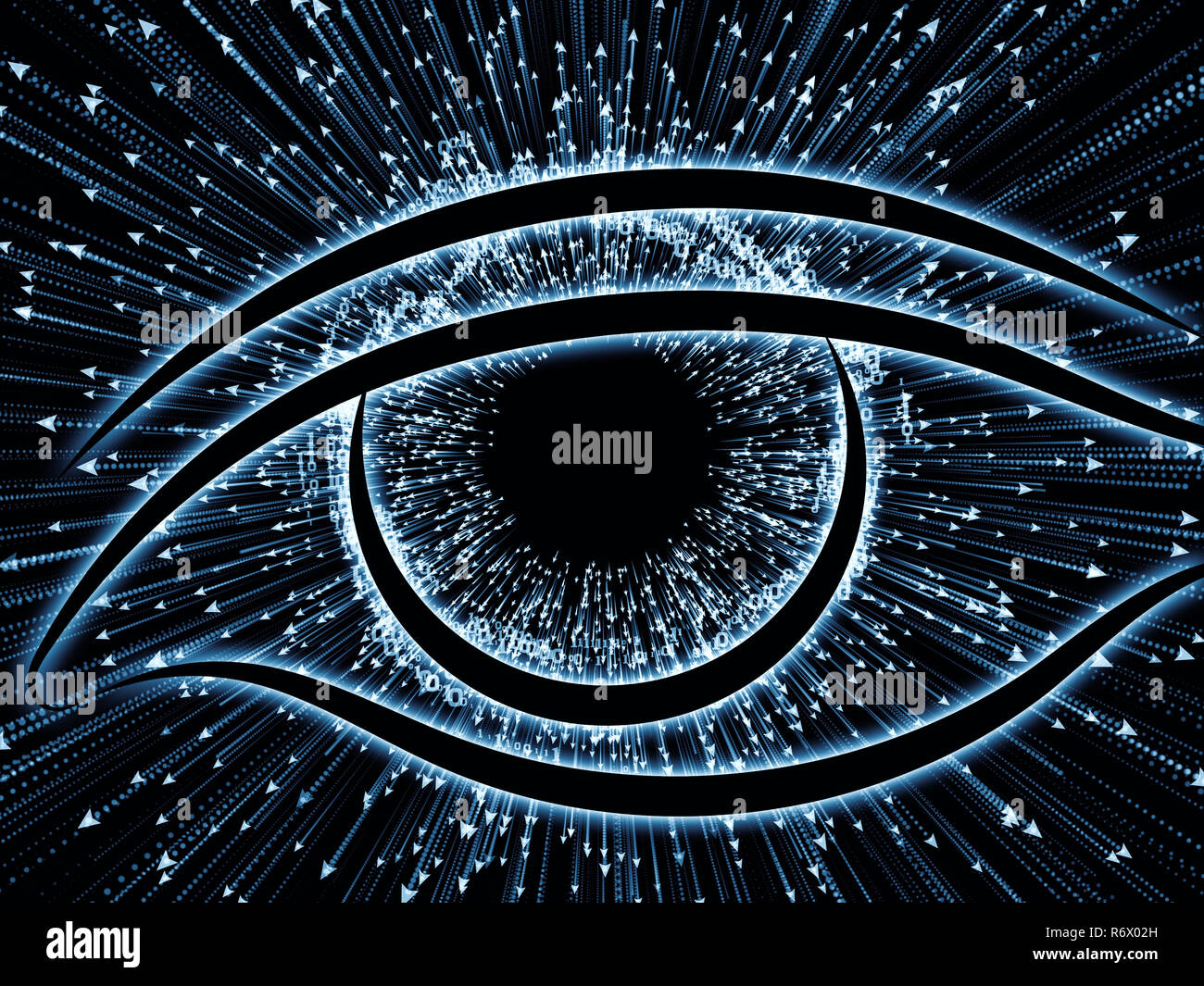 Digital Perspectives of Visual Information Stock Photo - Alamy