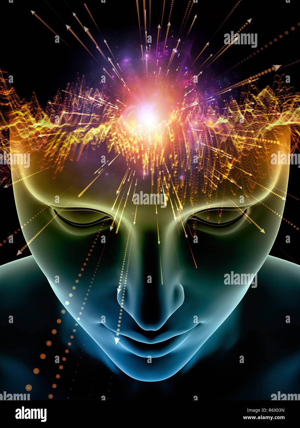 Visualization of Consciousness Stock Photo - Alamy
