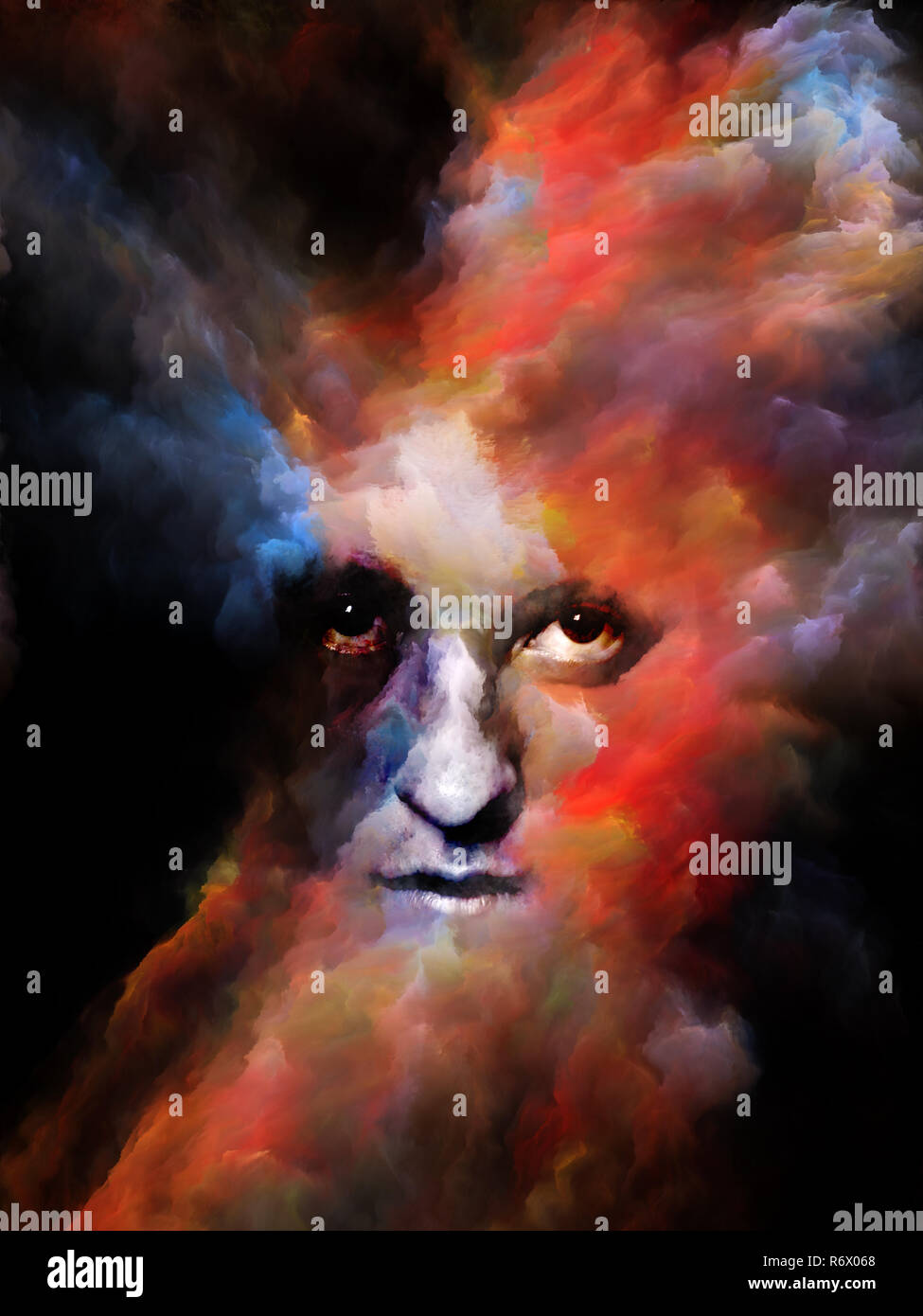 Face in the Clouds Stock Photo - Alamy