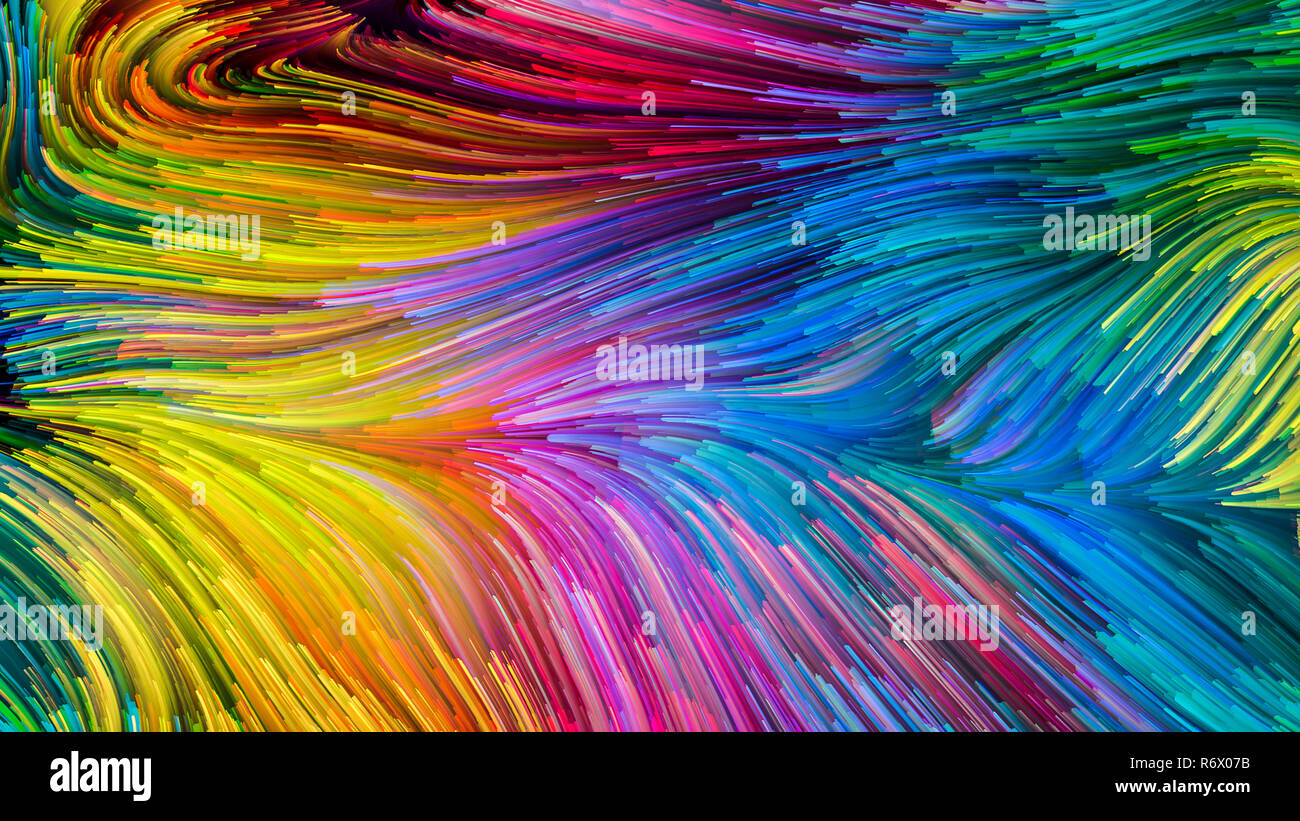 Colorful Paint Evolution Stock Photo - Alamy