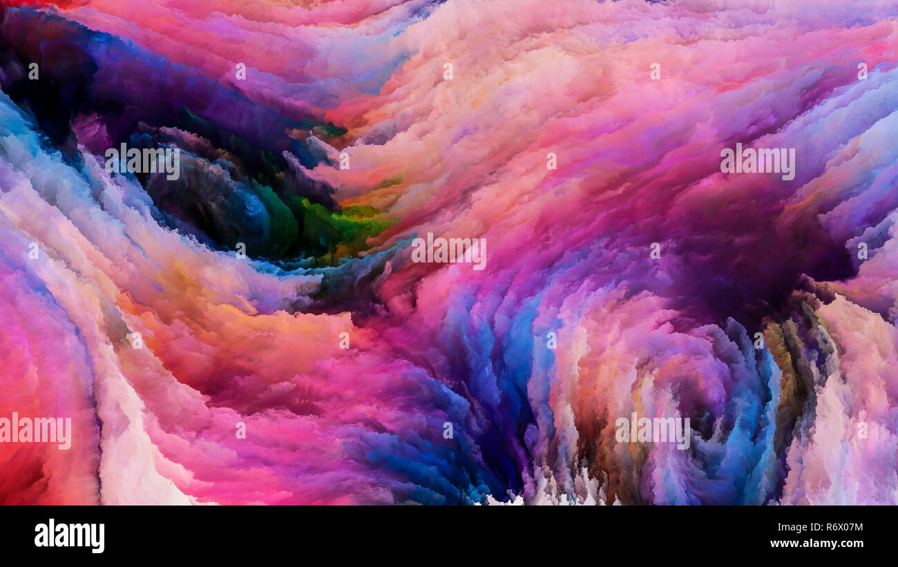 Colorful Paint Evolution Stock Photo - Alamy