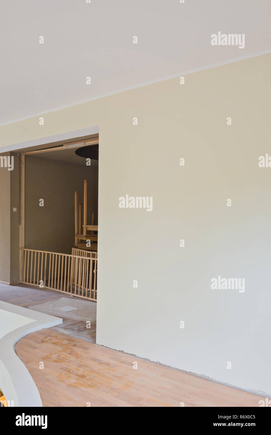 Living room interior renovation Stock Photo - Alamy