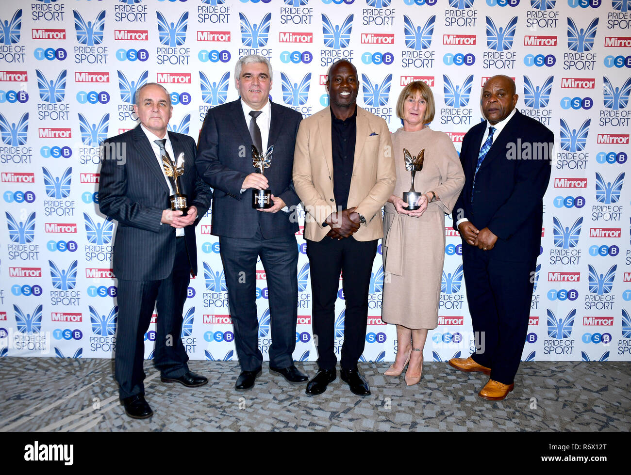 David Horrocks (left), Dave Bricknell (second left), Tracey Walker ...