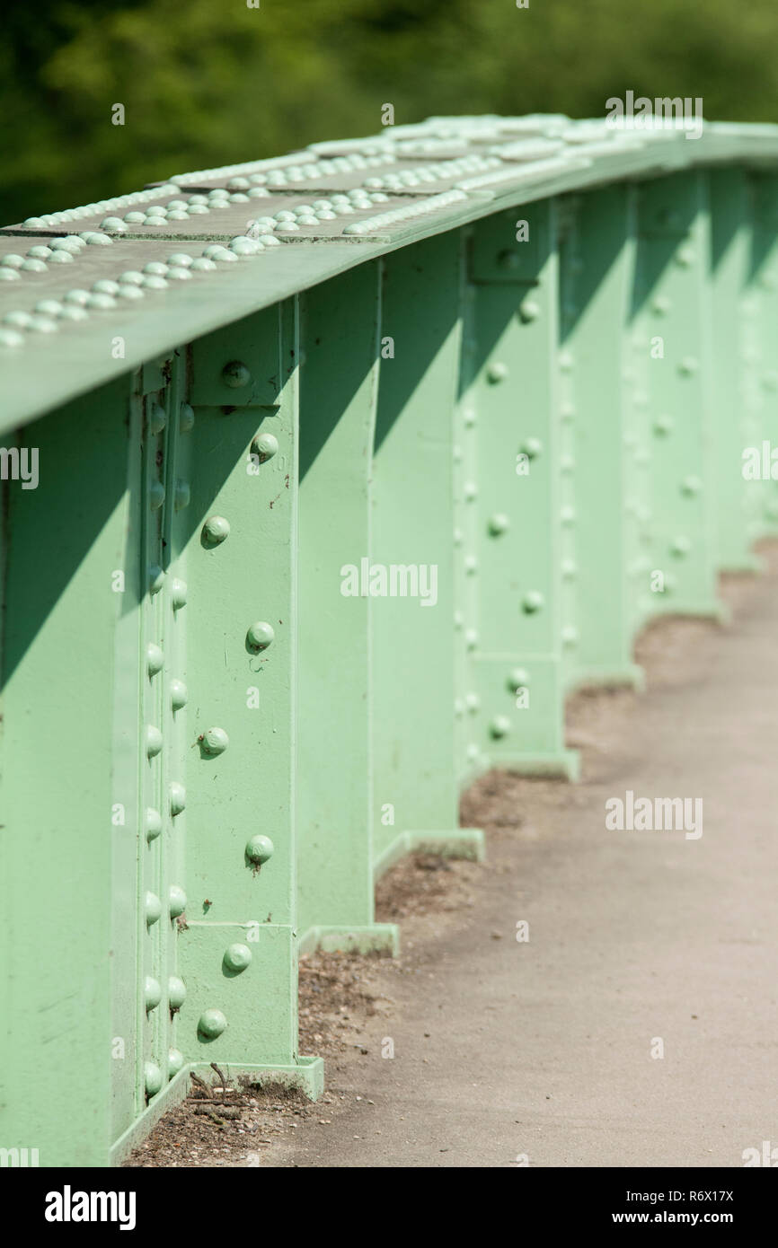 bridge railing made of metal Stock Photo - Alamy