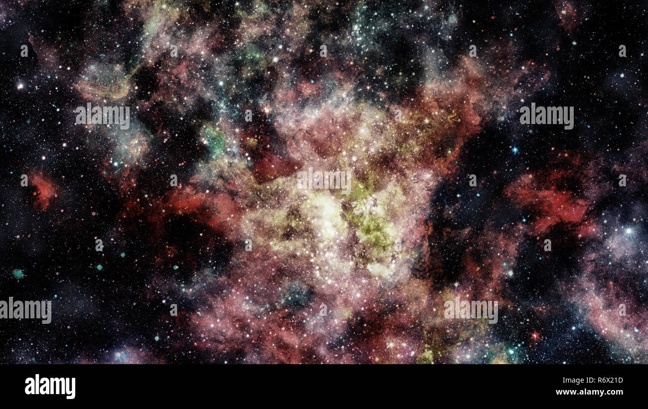 Shiny stars and galaxy space. Elements of this image furnished by NASA ...