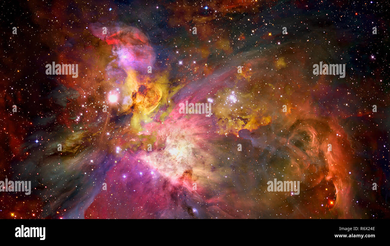 The explosion supernova. Bright star. Elements of this image furnished ...