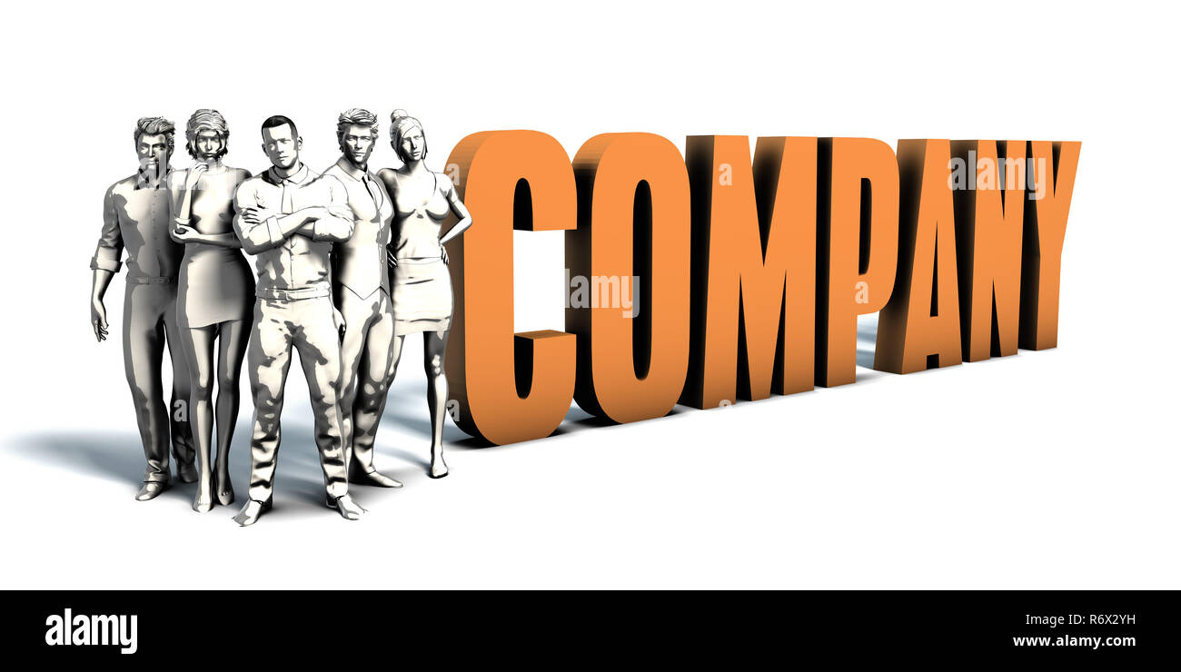 Business People Company Art Stock Photo - Alamy