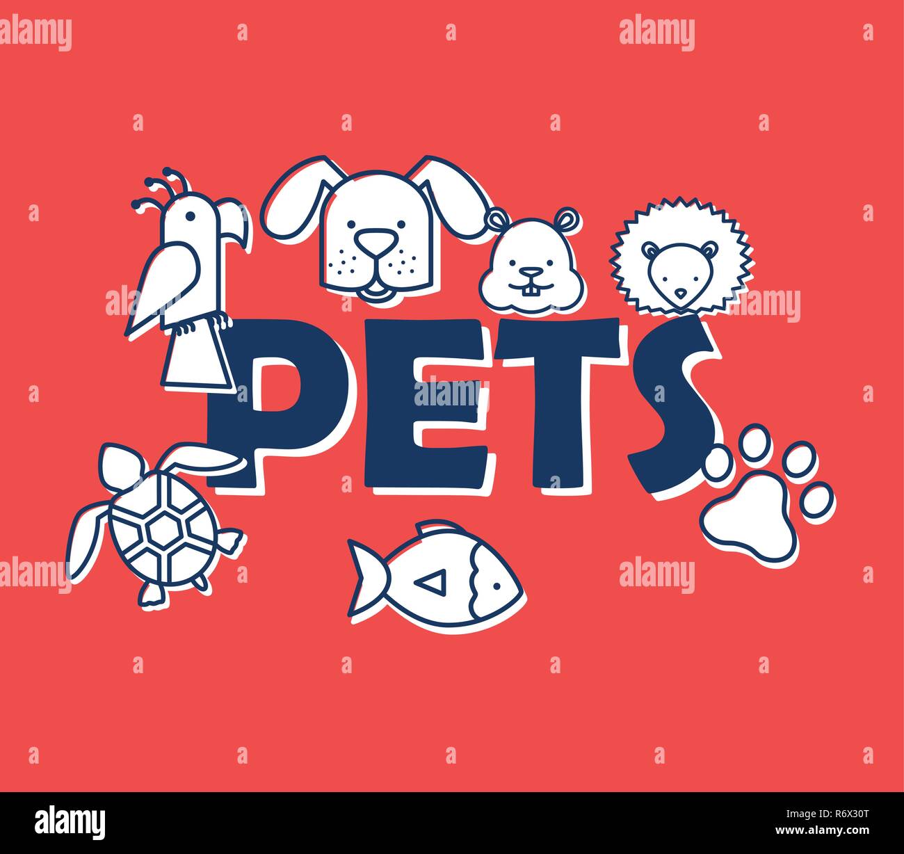 Pets Icons High Resolution Stock Photography and Images - Alamy