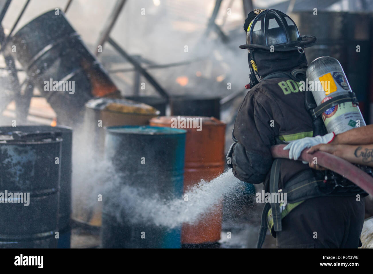 Industrial fire fighter hi-res stock photography and images - Alamy