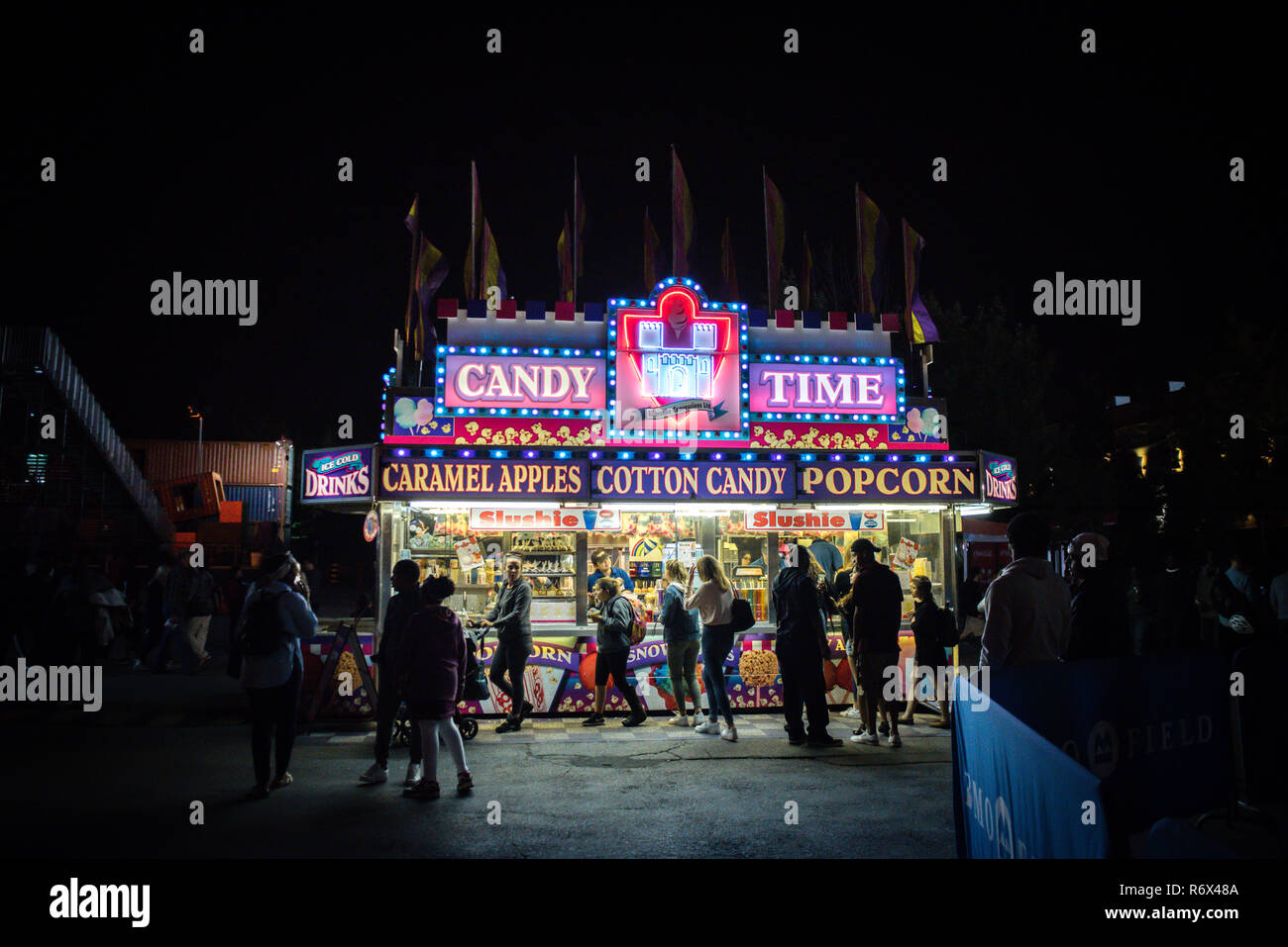 Candy Time at the Canadian Exhibition in Toronto Stock Photo - Alamy