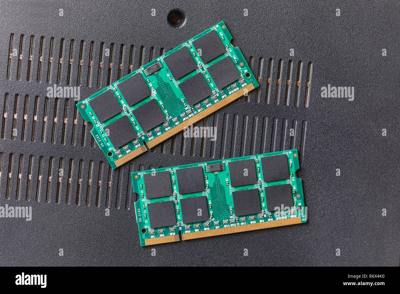 Memory modules for laptops Stock Photo - Alamy