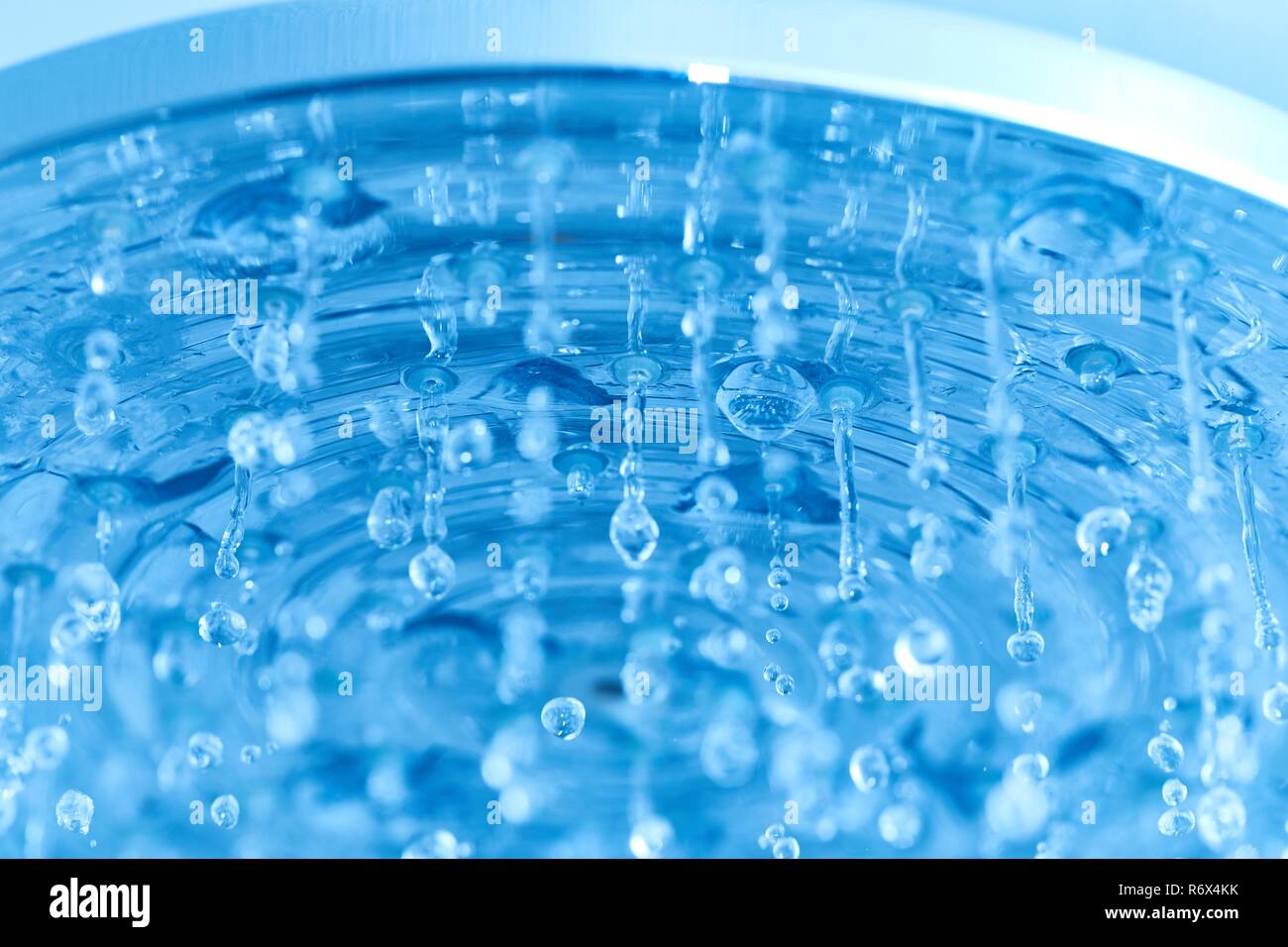 Shower water flowing Stock Photo - Alamy