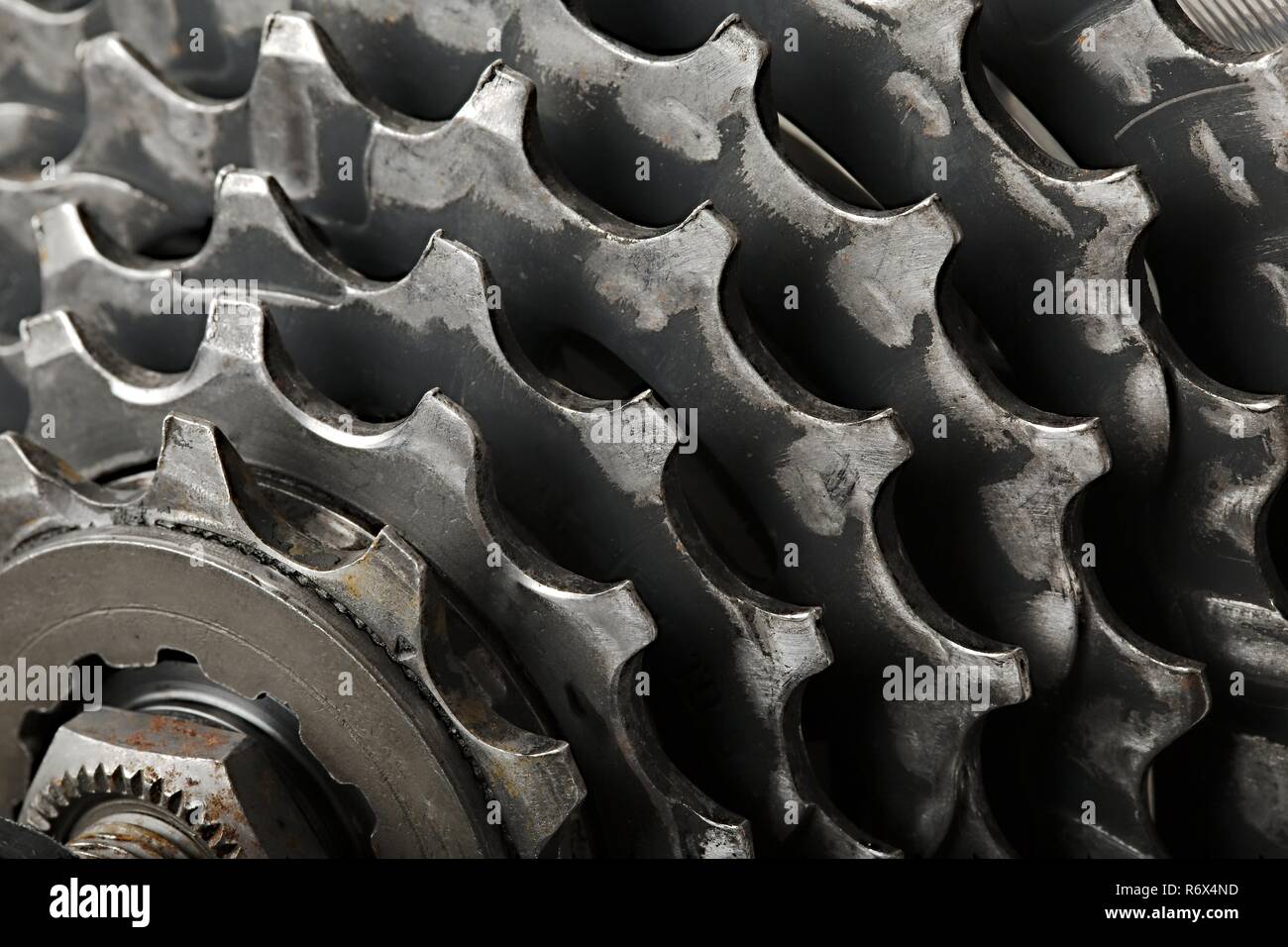 Gear set of a bicycle Stock Photo - Alamy