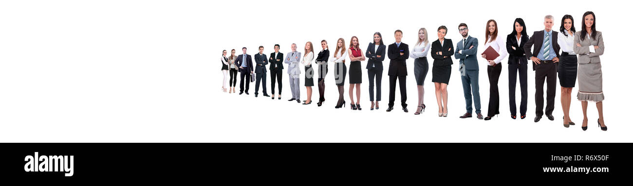 Template with a crowd of business people Stock Photo - Alamy