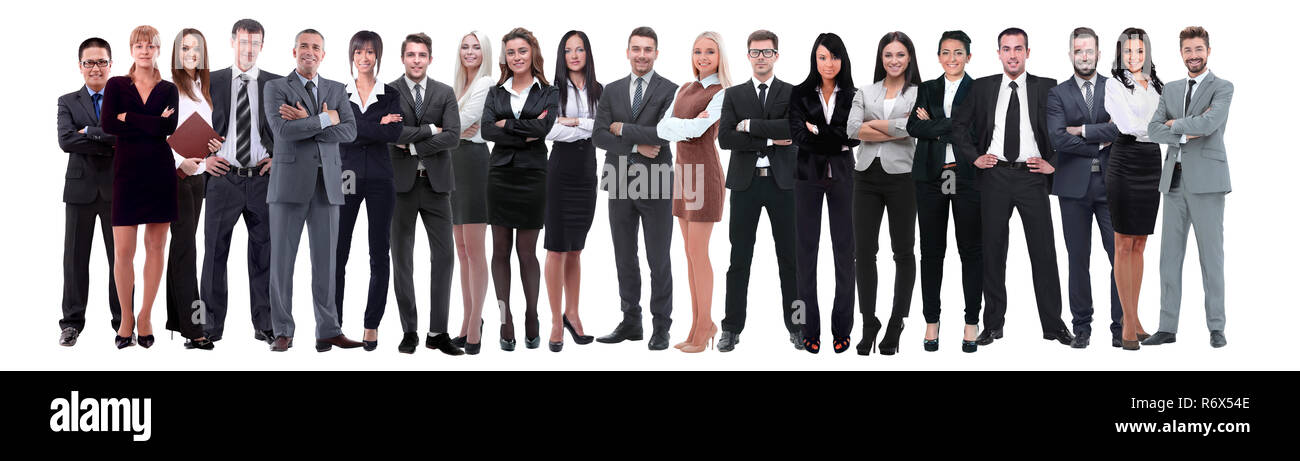 Young attractive business people - the elite business team Stock Photo ...