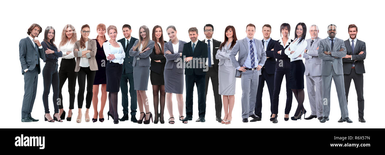 Young attractive business people - the elite business team Stock Photo ...