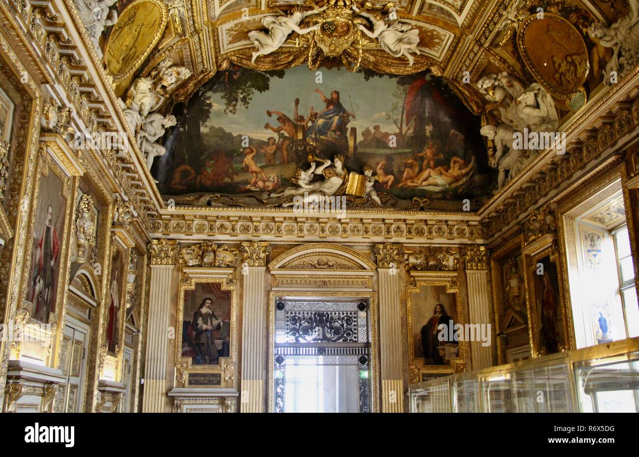 Inside the Louvre in Paris, France Stock Photo - Alamy