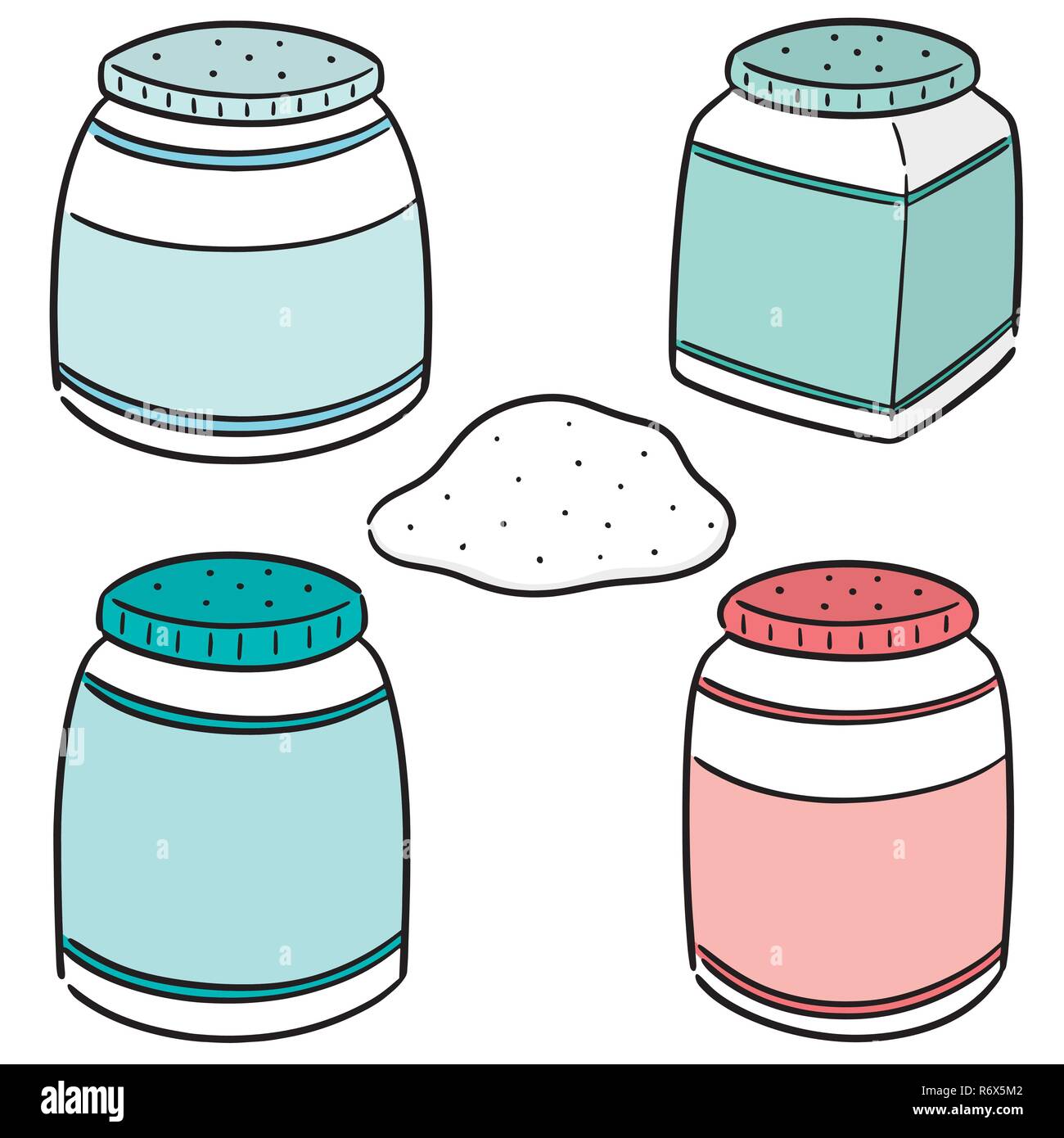 vector set of body powder Stock Vector Image & Art - Alamy