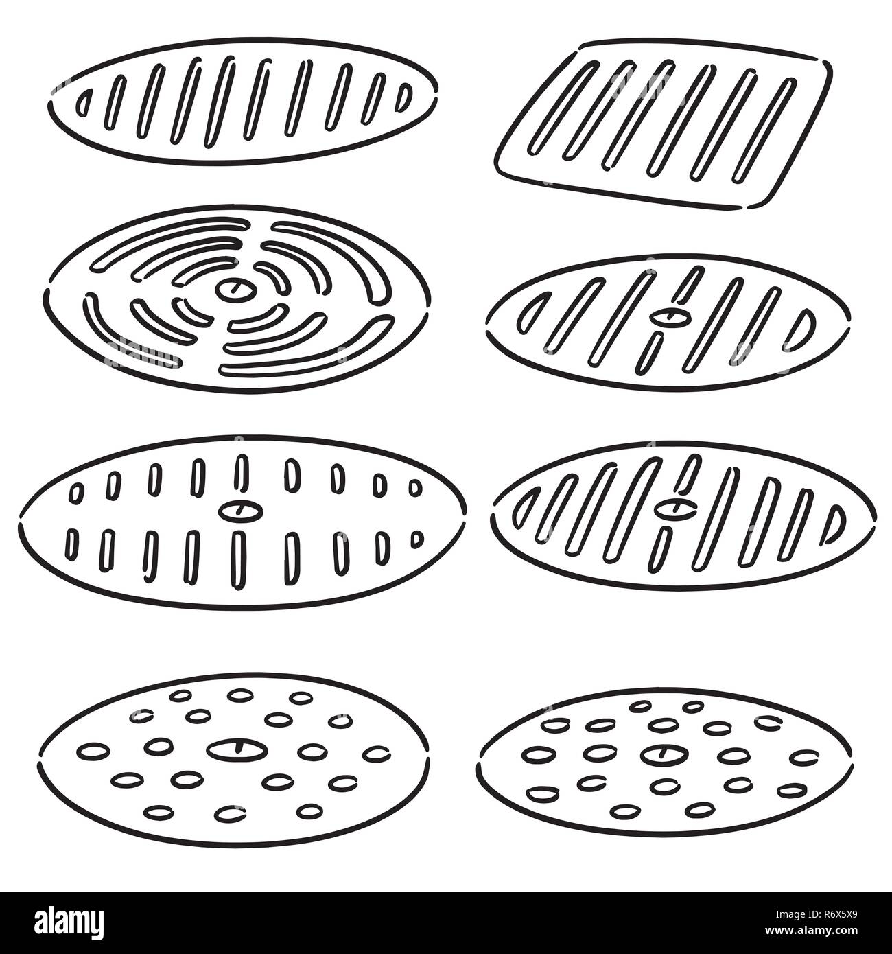 vector set of cover the drain Stock Vector Image & Art - Alamy