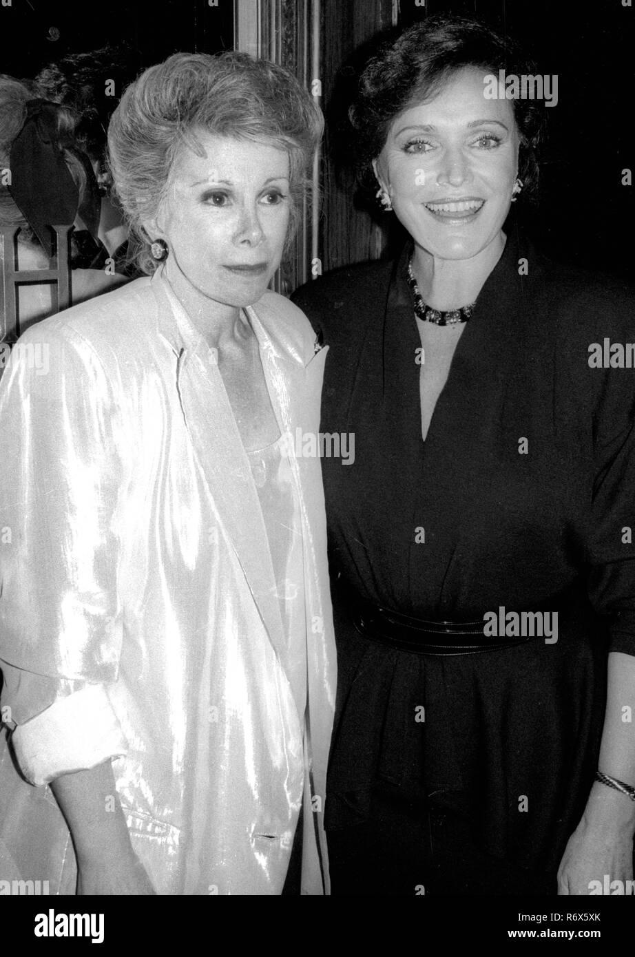 Joan Rivers Joanna Carson 1982 Photo By Adam Scull/PHOTOlink.net Stock ...