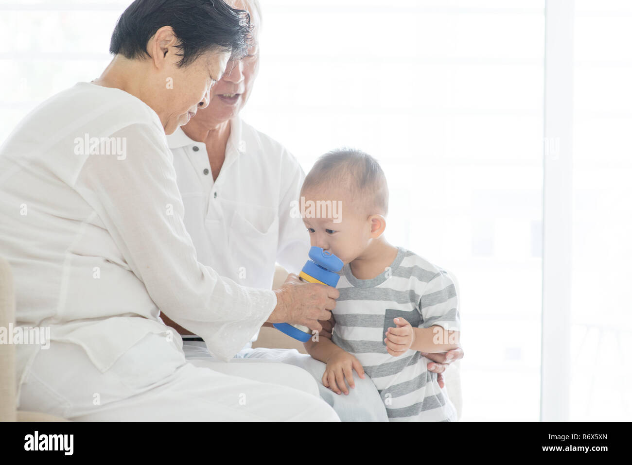 Babysitting and grandparents hi-res stock photography and images - Alamy