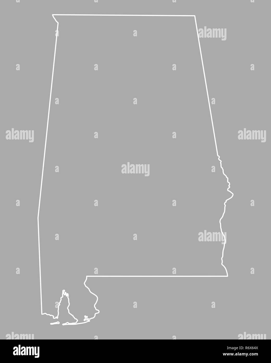 map of alabama Stock Photo - Alamy