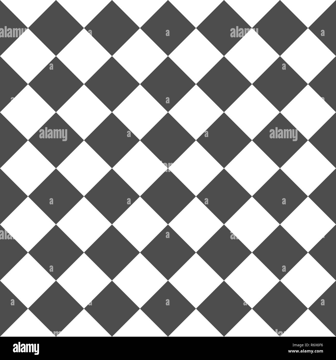 Chess board, seamless pattern. Vector illustration. black white Stock ...