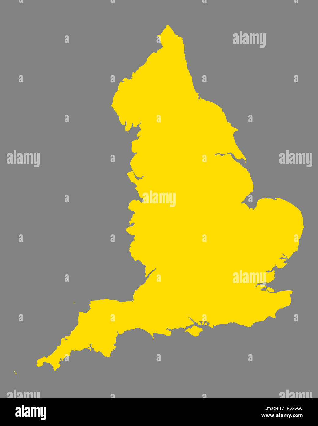 map of england Stock Photo - Alamy