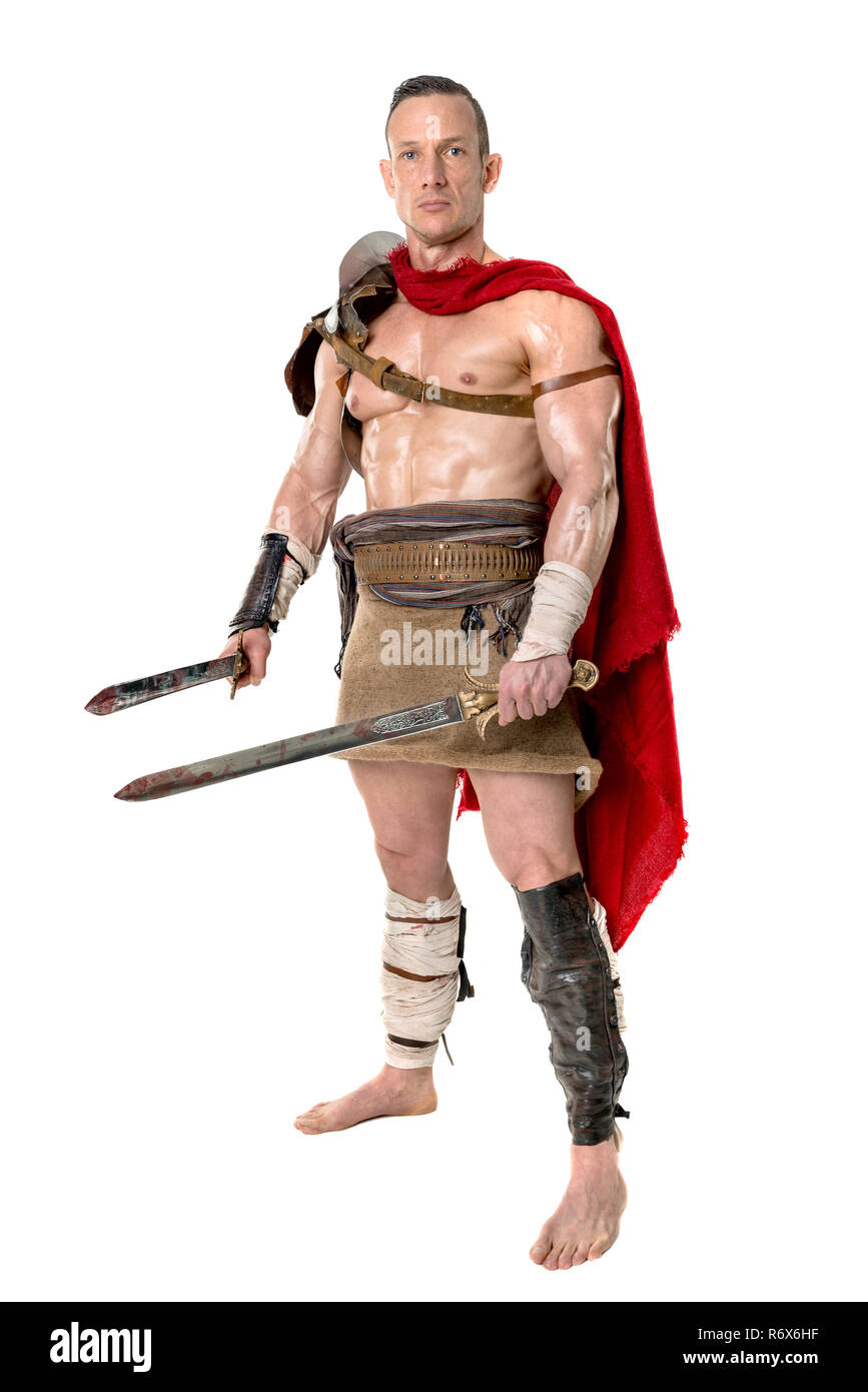 Ancient soldier or Gladiator Stock Photo - Alamy