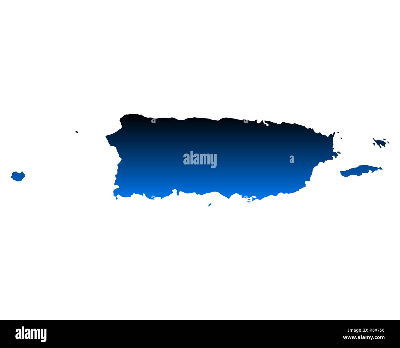 Map of puerto rico hi-res stock photography and images - Alamy