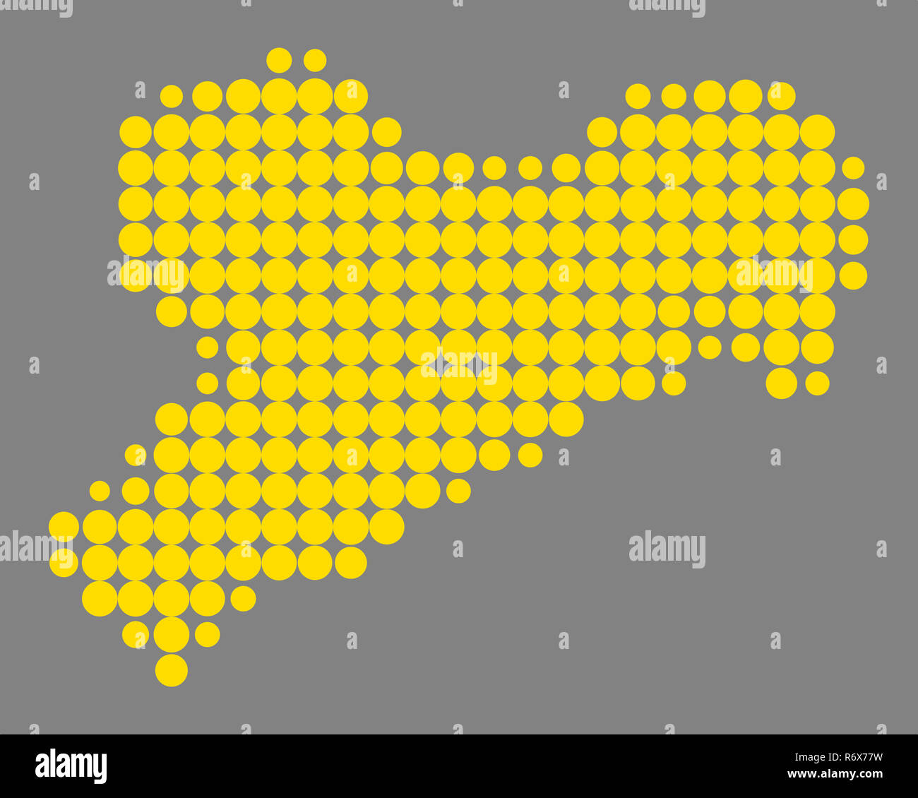 map of saxony Stock Photo - Alamy