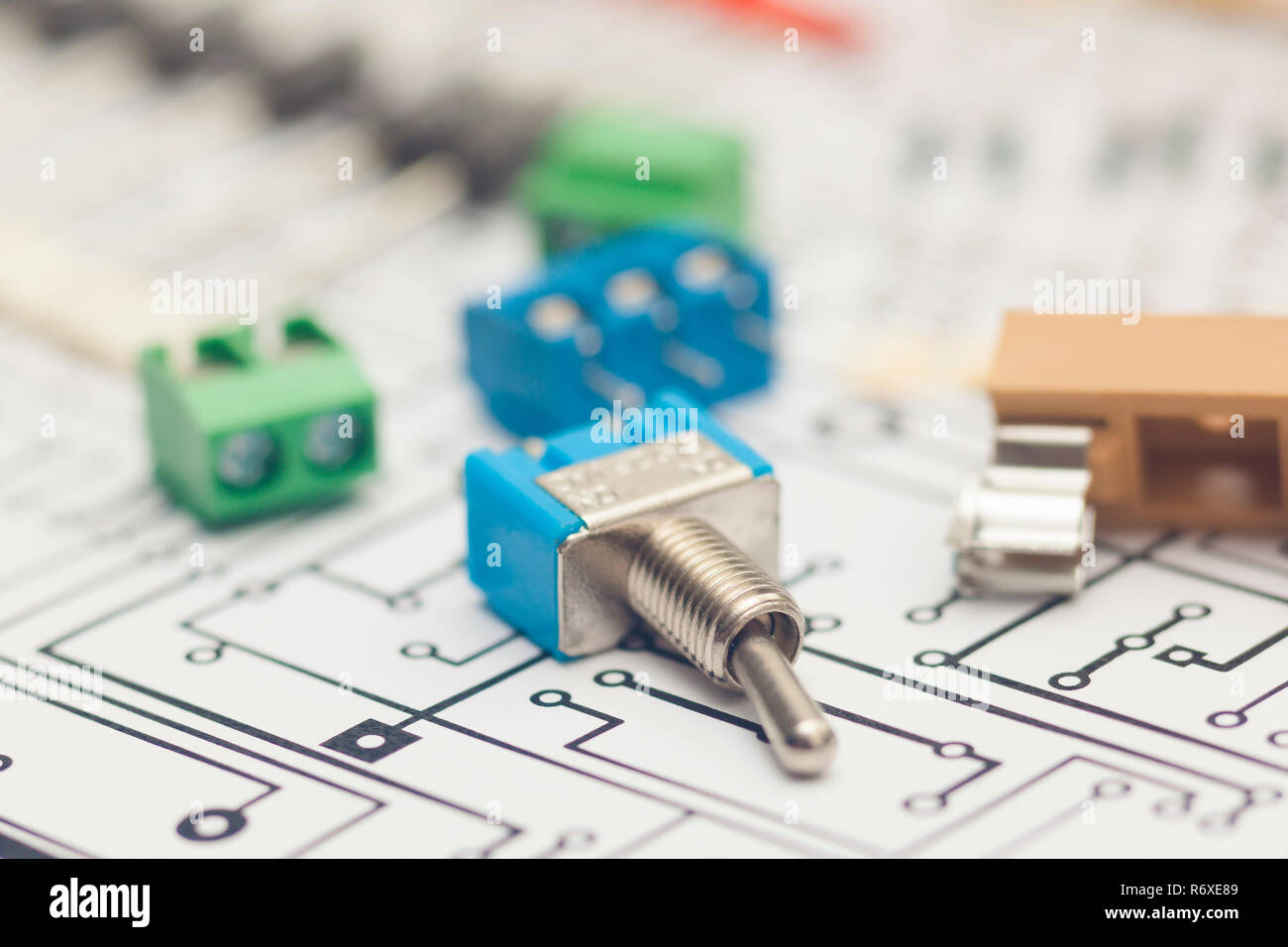 Electronic components and PCB design Stock Photo - Alamy