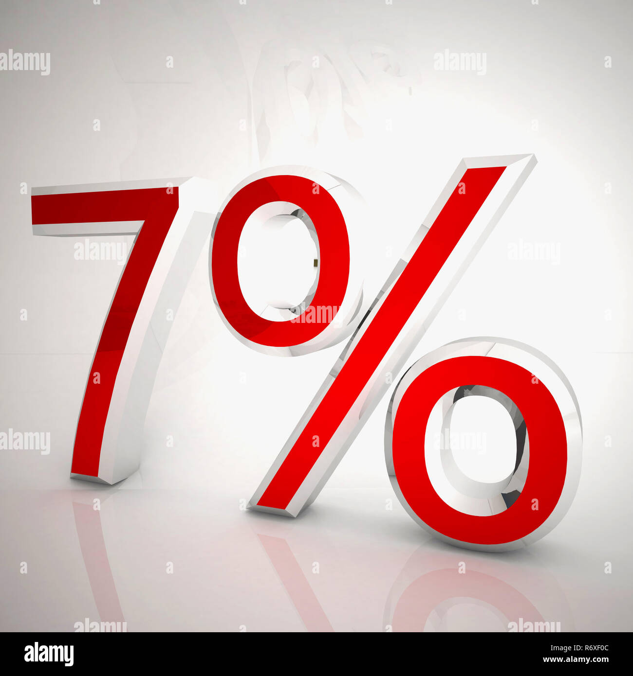 7 per cent Stock Photo - Alamy
