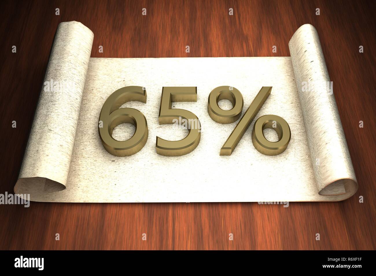 65 per cent Stock Photo - Alamy
