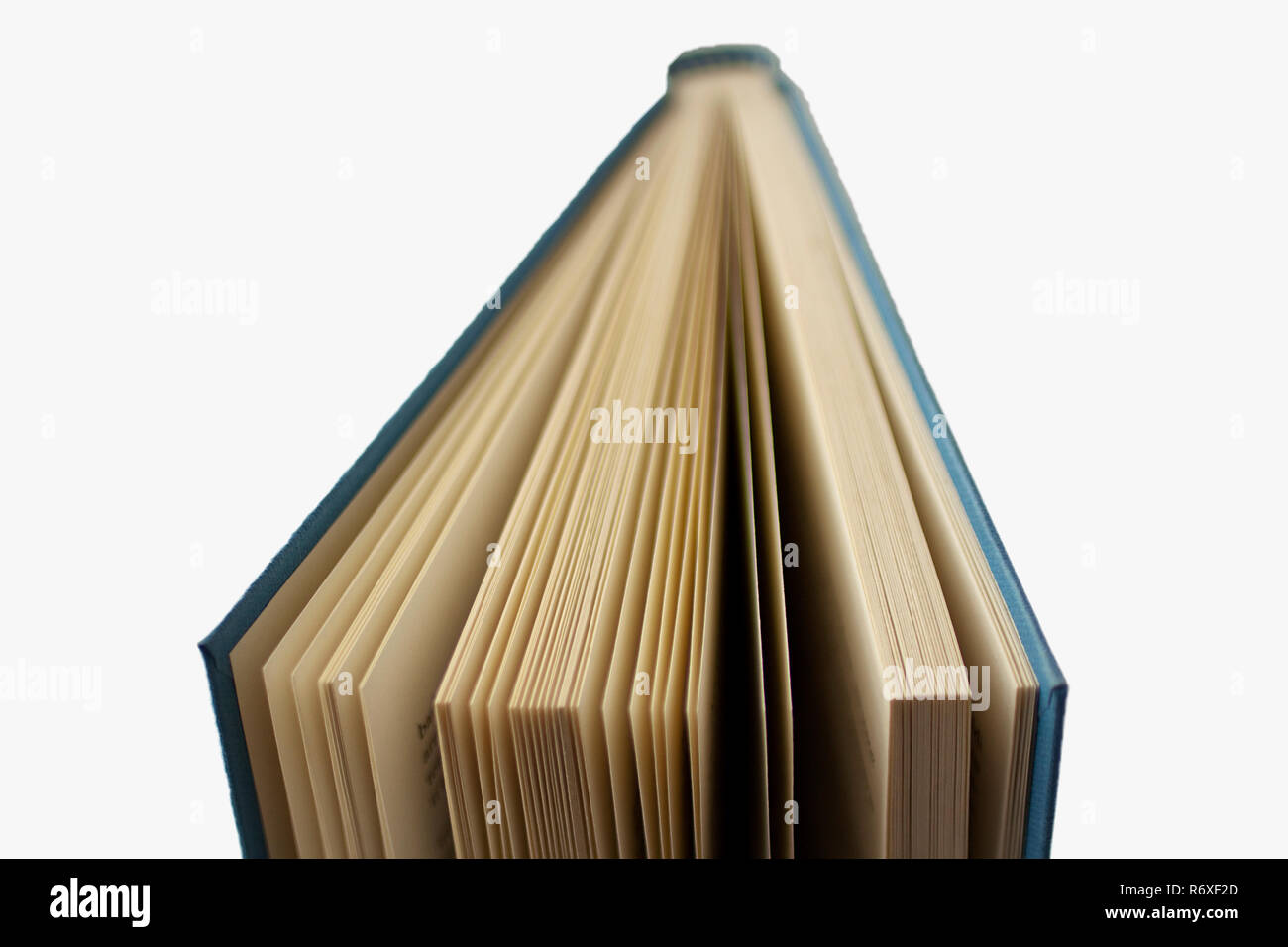 Open book over white Stock Photo - Alamy