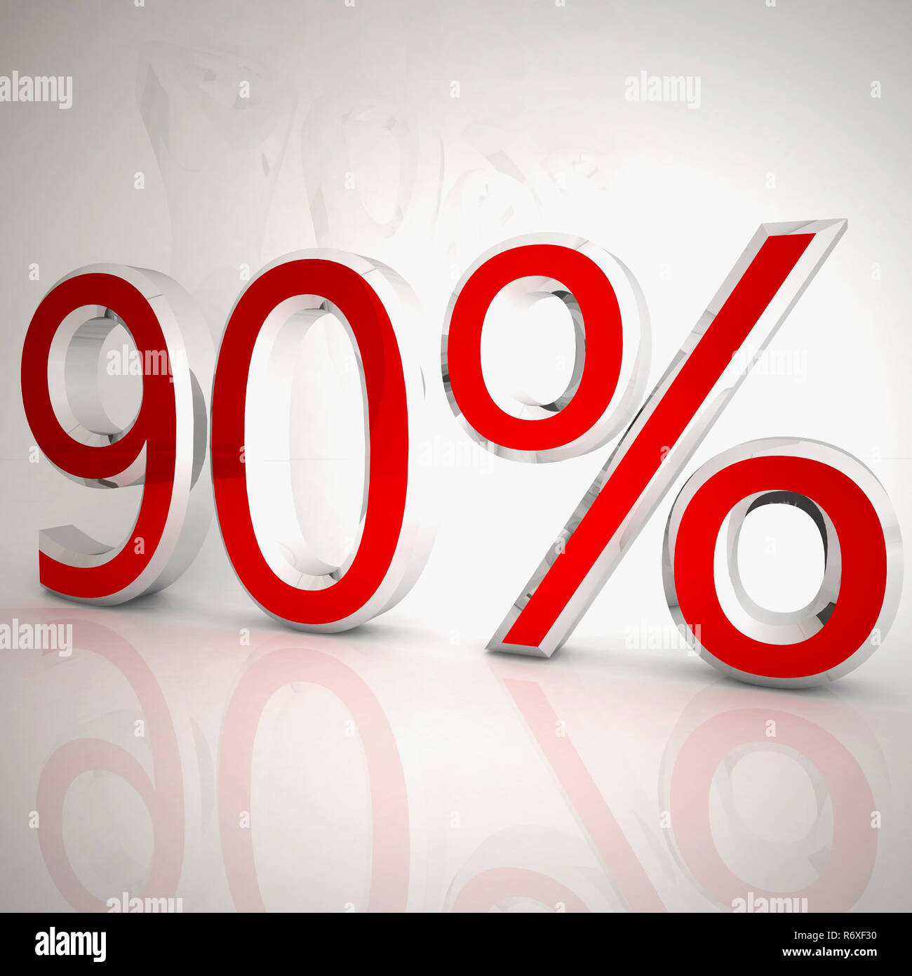 90 per cent Stock Photo - Alamy