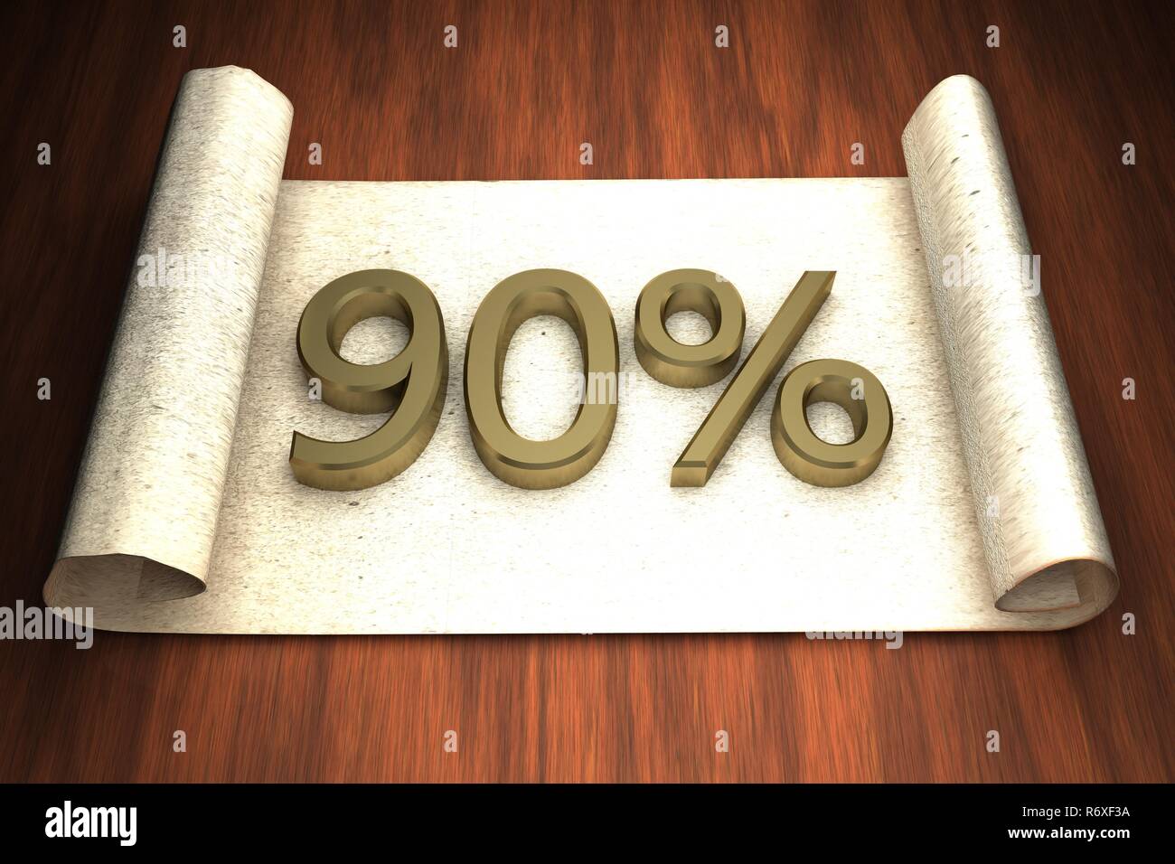 90 per cent Stock Photo - Alamy