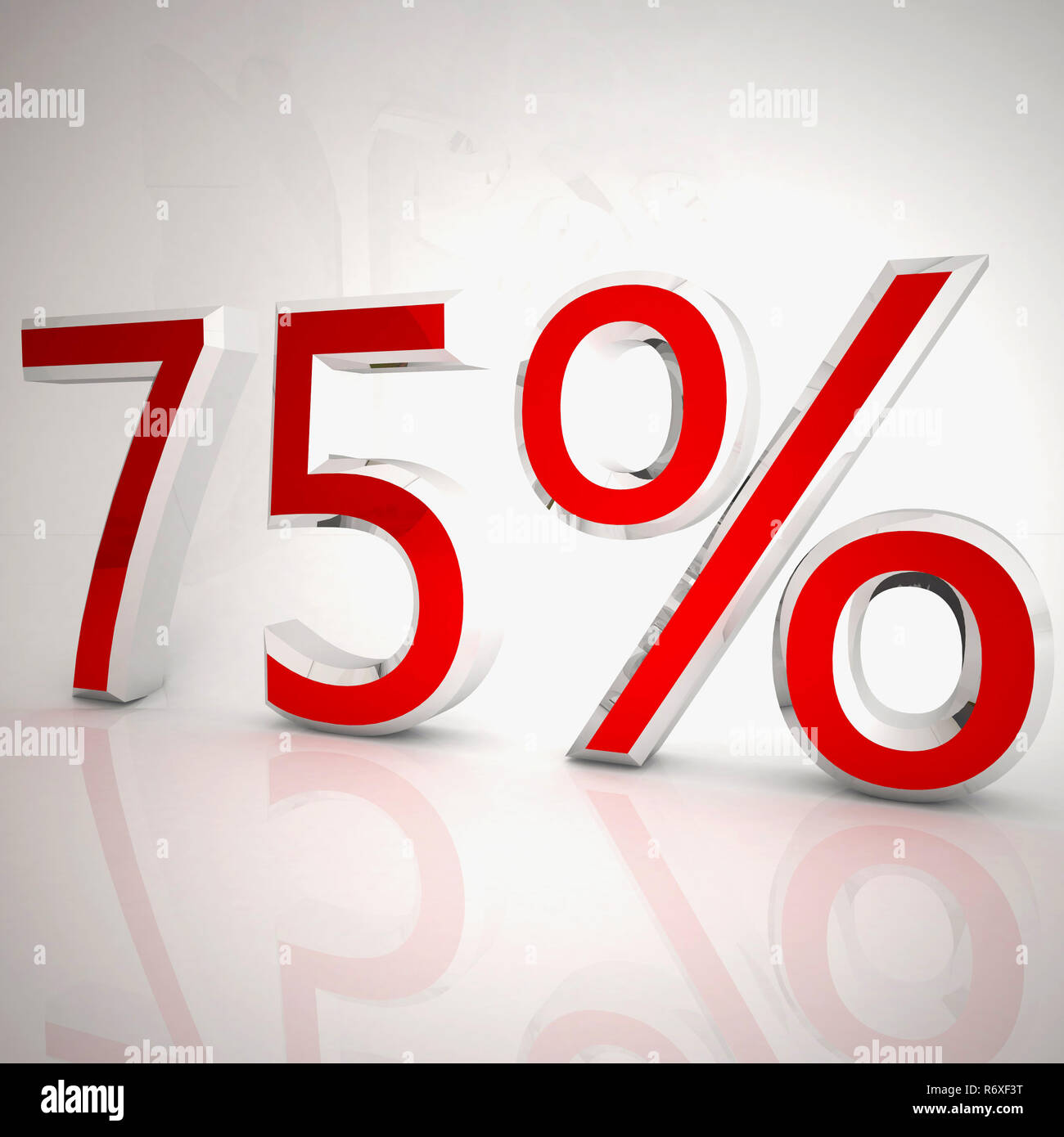 75 per cent Stock Photo - Alamy