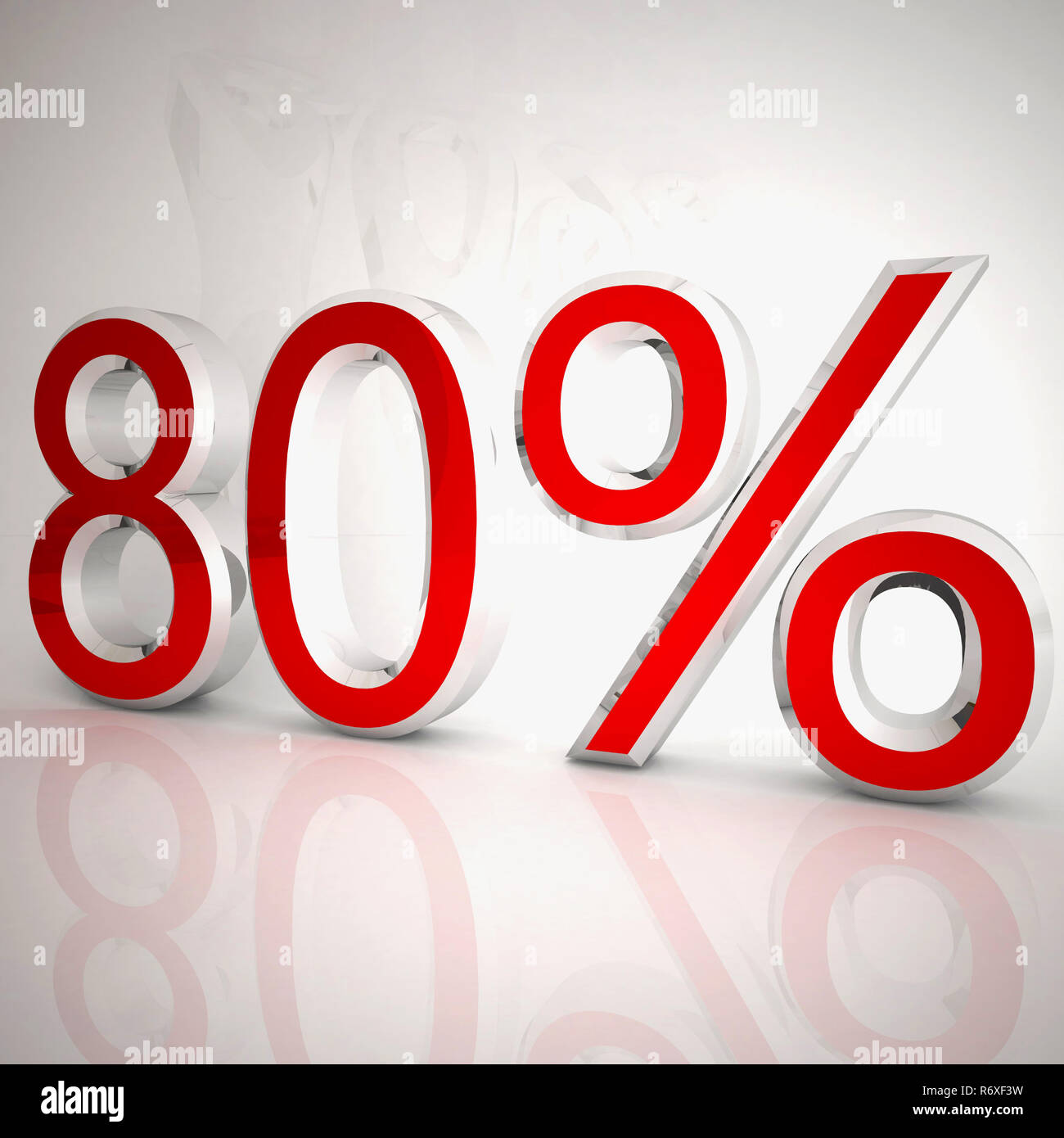 80 per cent Stock Photo - Alamy