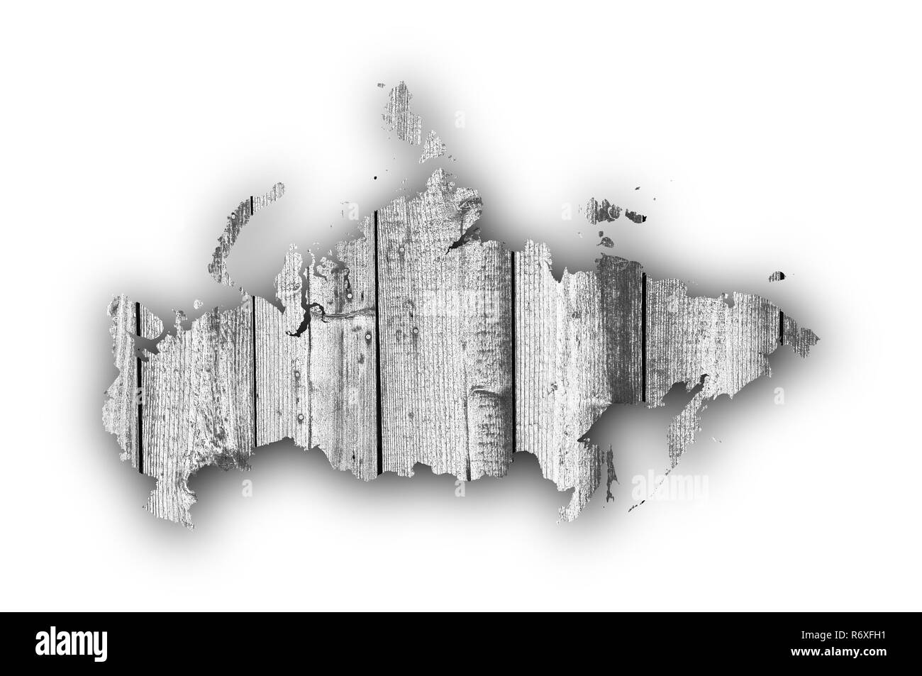 Old atlas map of russia Cut Out Stock Images & Pictures - Alamy