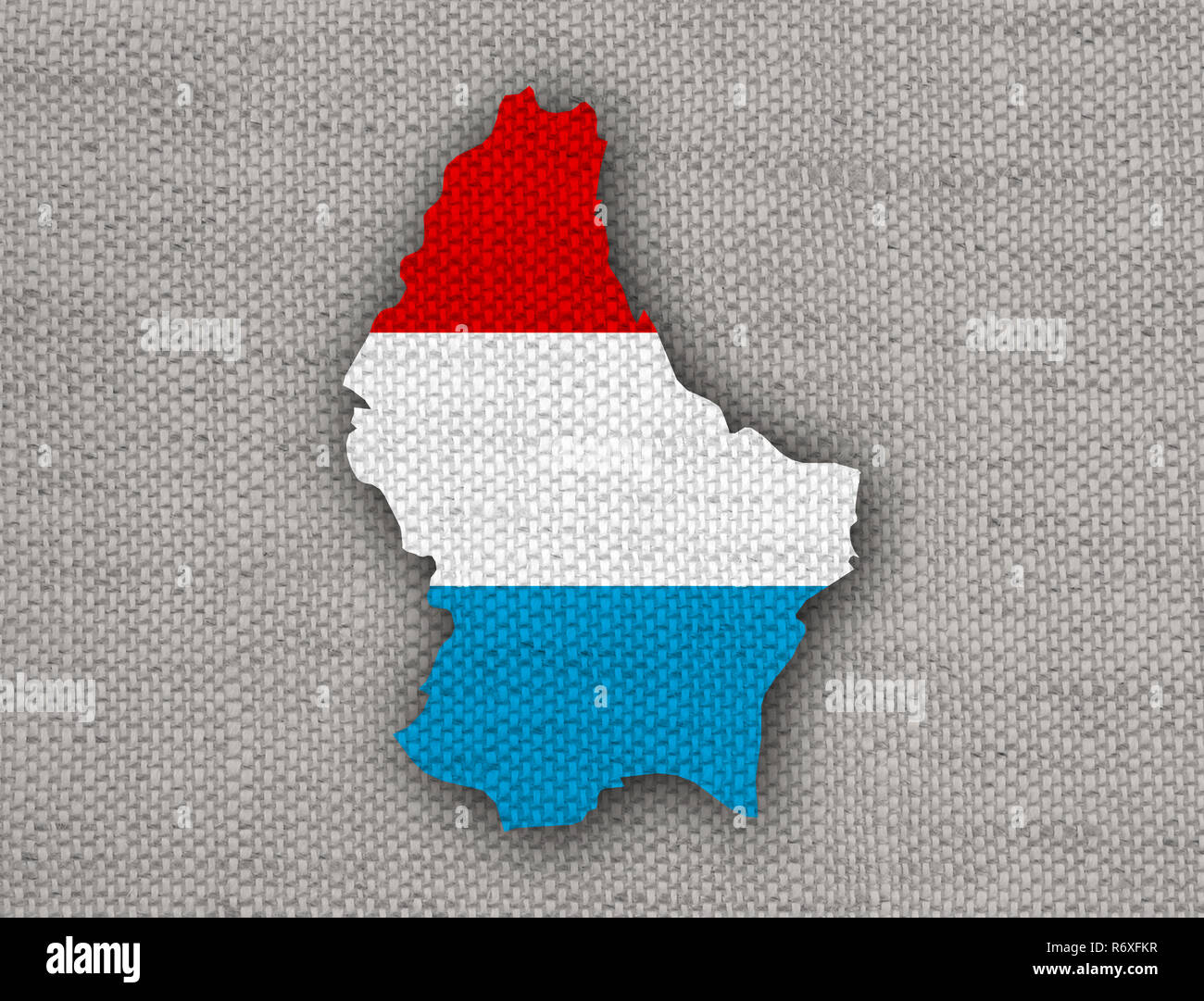 Luxembourg map and flag hi-res stock photography and images - Alamy