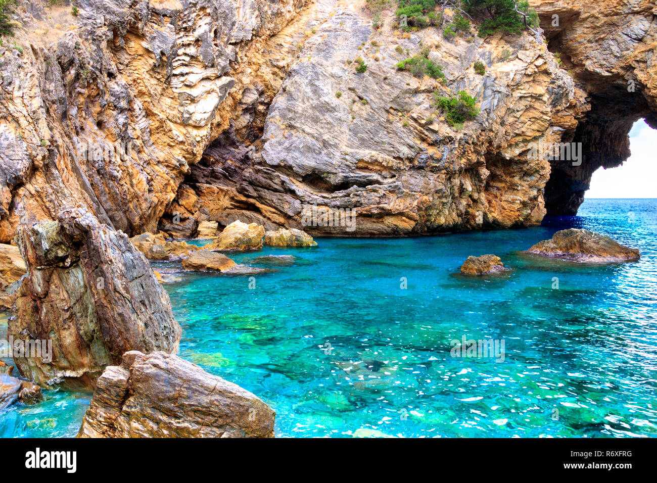 Secret Sea Bay In Antalya Turkey Stock Photo - Alamy
