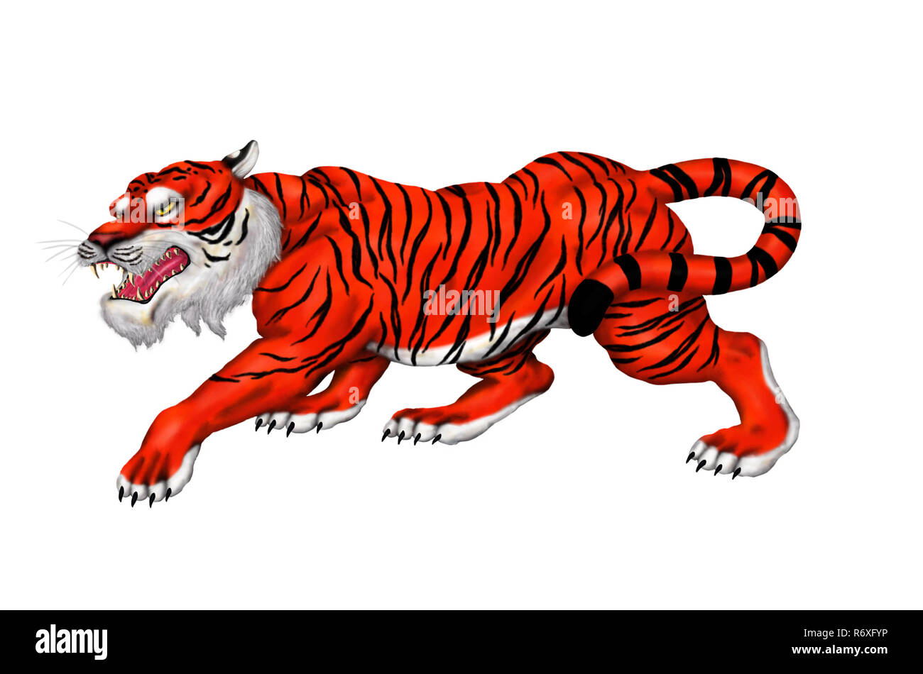 India tiger walk Cut Out Stock Images & Pictures - Alamy