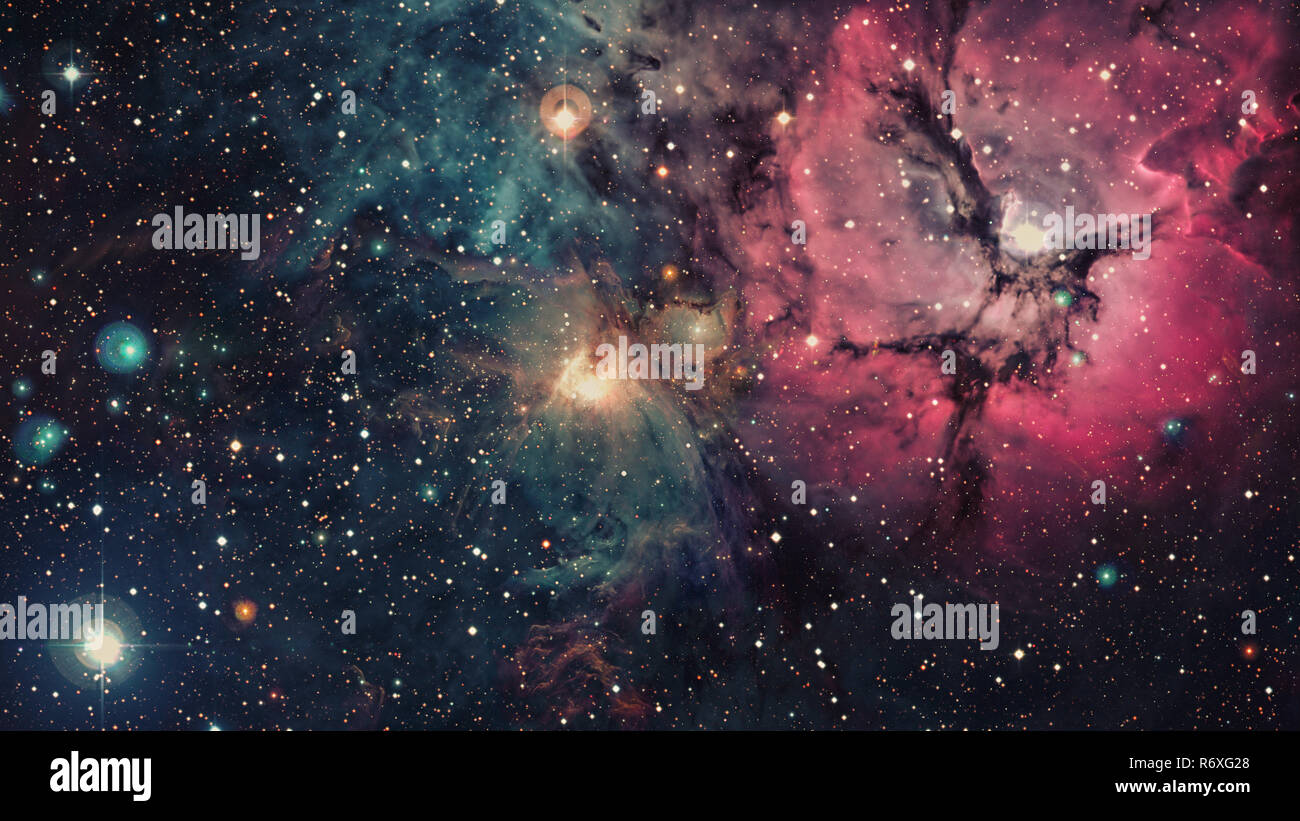 Colorful deep space. Elements of this image furnished by NASA Stock ...